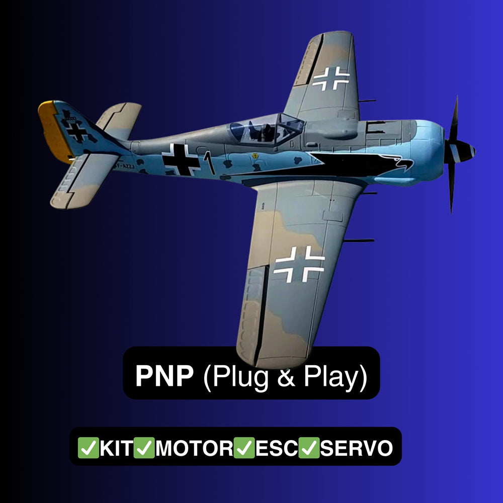 Dynam Focke Wulf FW-190 V3 4S RC Warbird 1300 mm mit Klappen