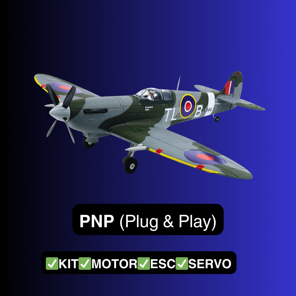 Dynam Supermarine Spitfire V3 RC Warbird 1200 mm mit Klappen